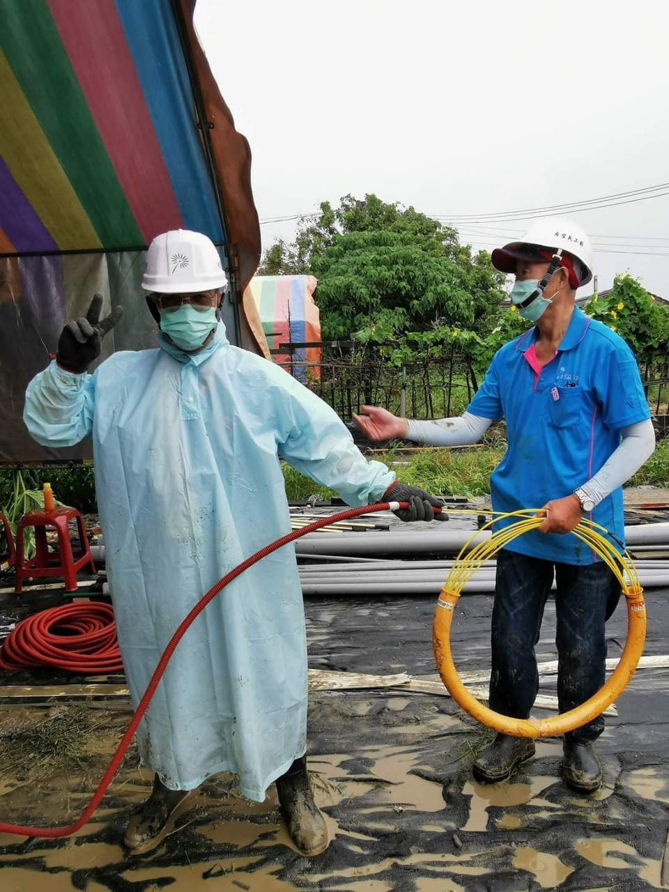 2021 0731- 0801四湖鄭小妹妹豬舍改建前置 - 希望義工團_帶來希望、帶來愛